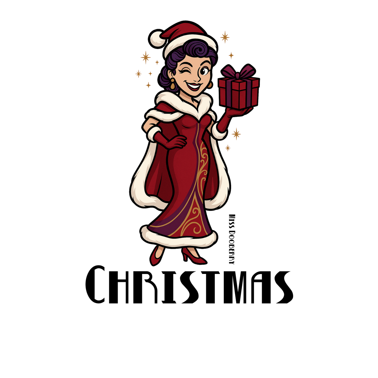 The Ms Christmas - T-shirt – Miss Dooberry
